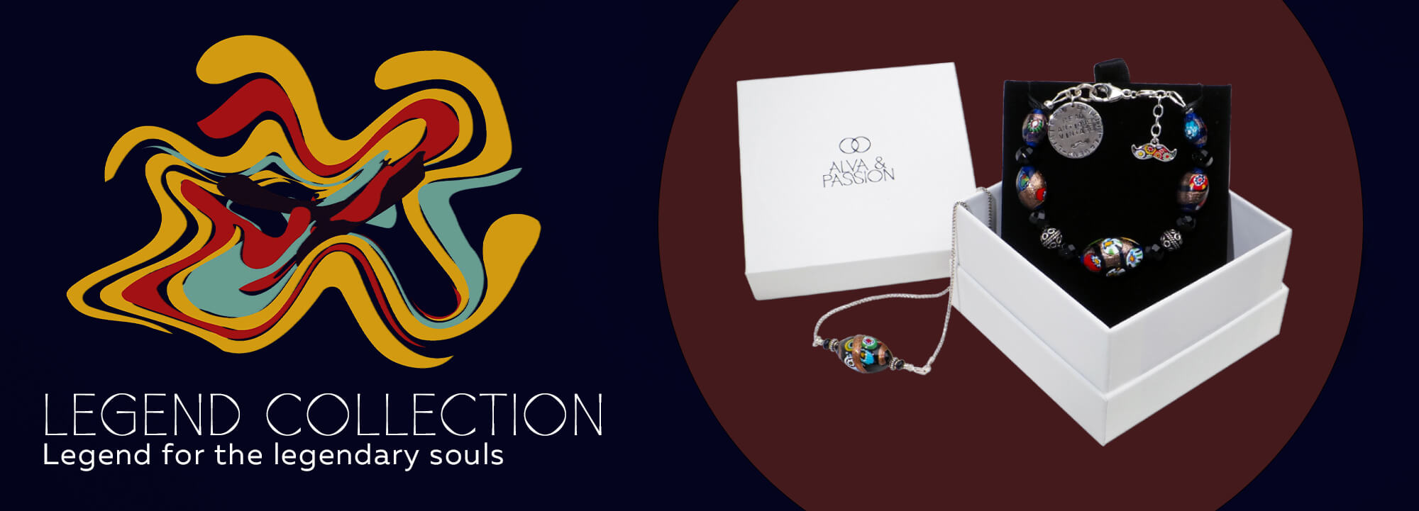 Legend Collection | Antique Millefiori Beads - Alva And Passion